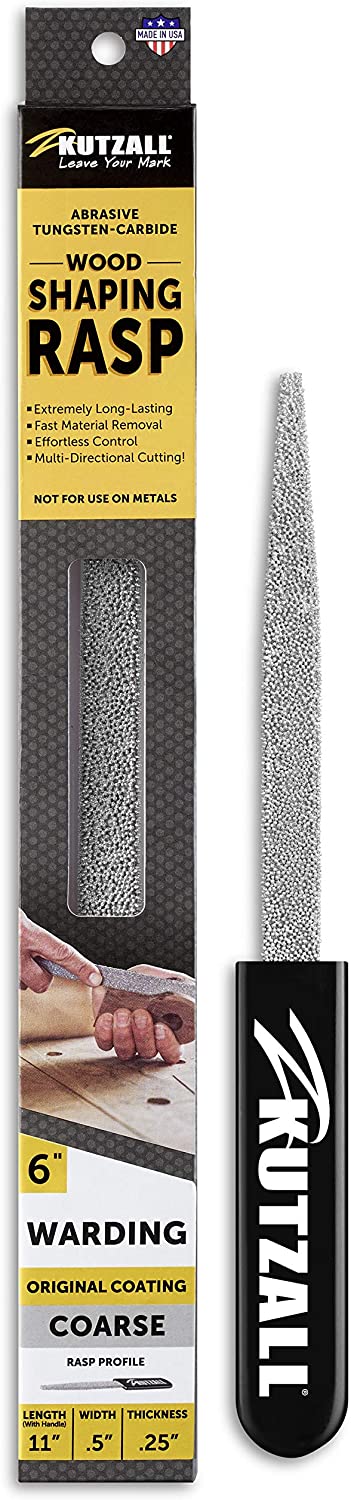 Kutzall Original 6″ Warding Hand Rasp – Coarse – MD Crafts